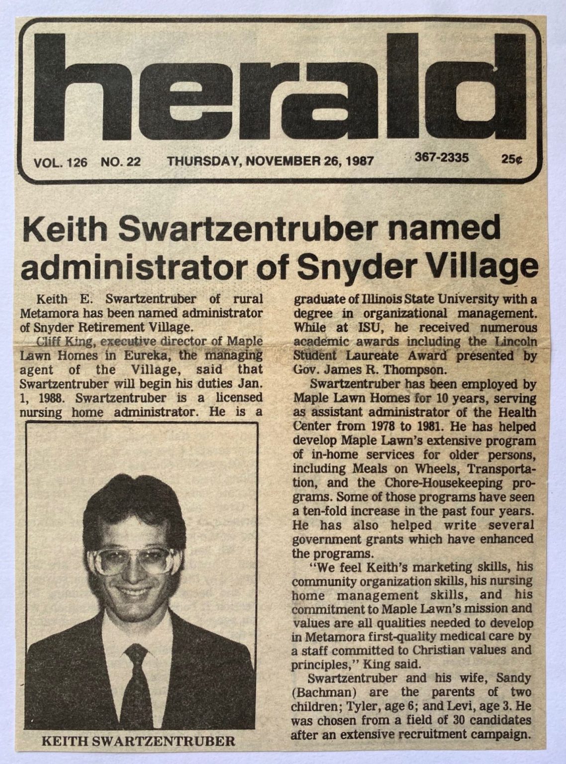 Snyder Village | History
